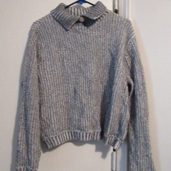 Willow | Sweaters | Vintage Willow Knit Sweater With Collar Large ...